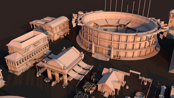 Rome city 3D - TurboSquid 1338638