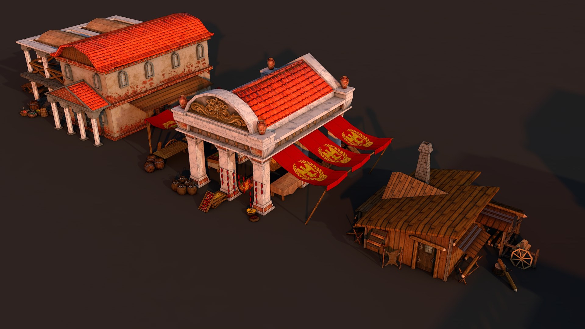 Rome City 3D - TurboSquid 1338638