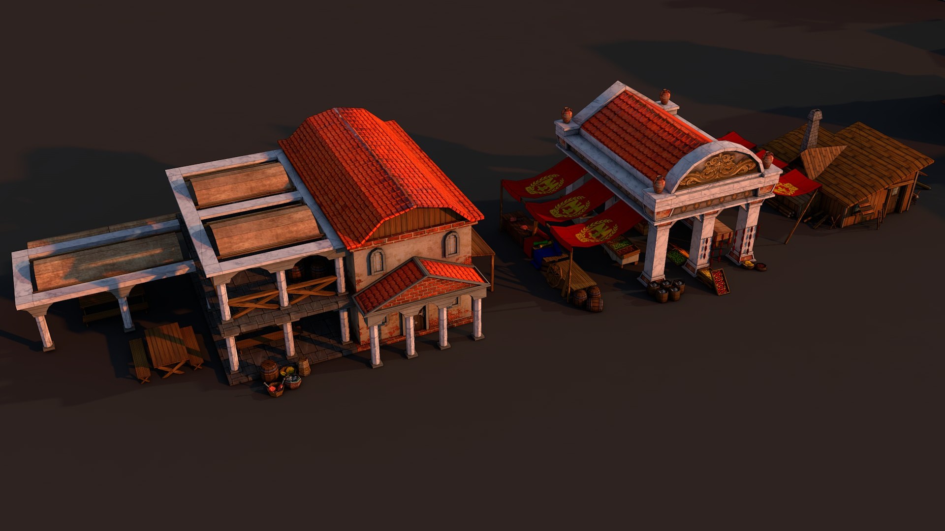 Rome City 3D - TurboSquid 1338638