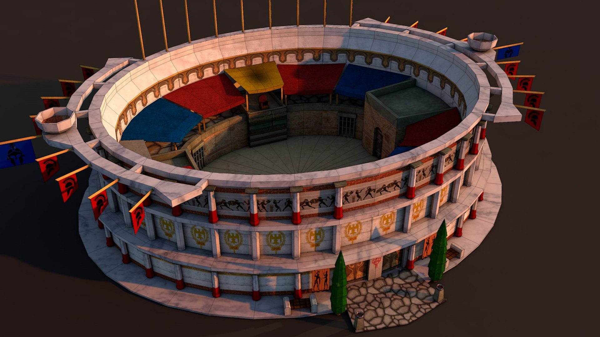 Rome city 3D - TurboSquid 1338638