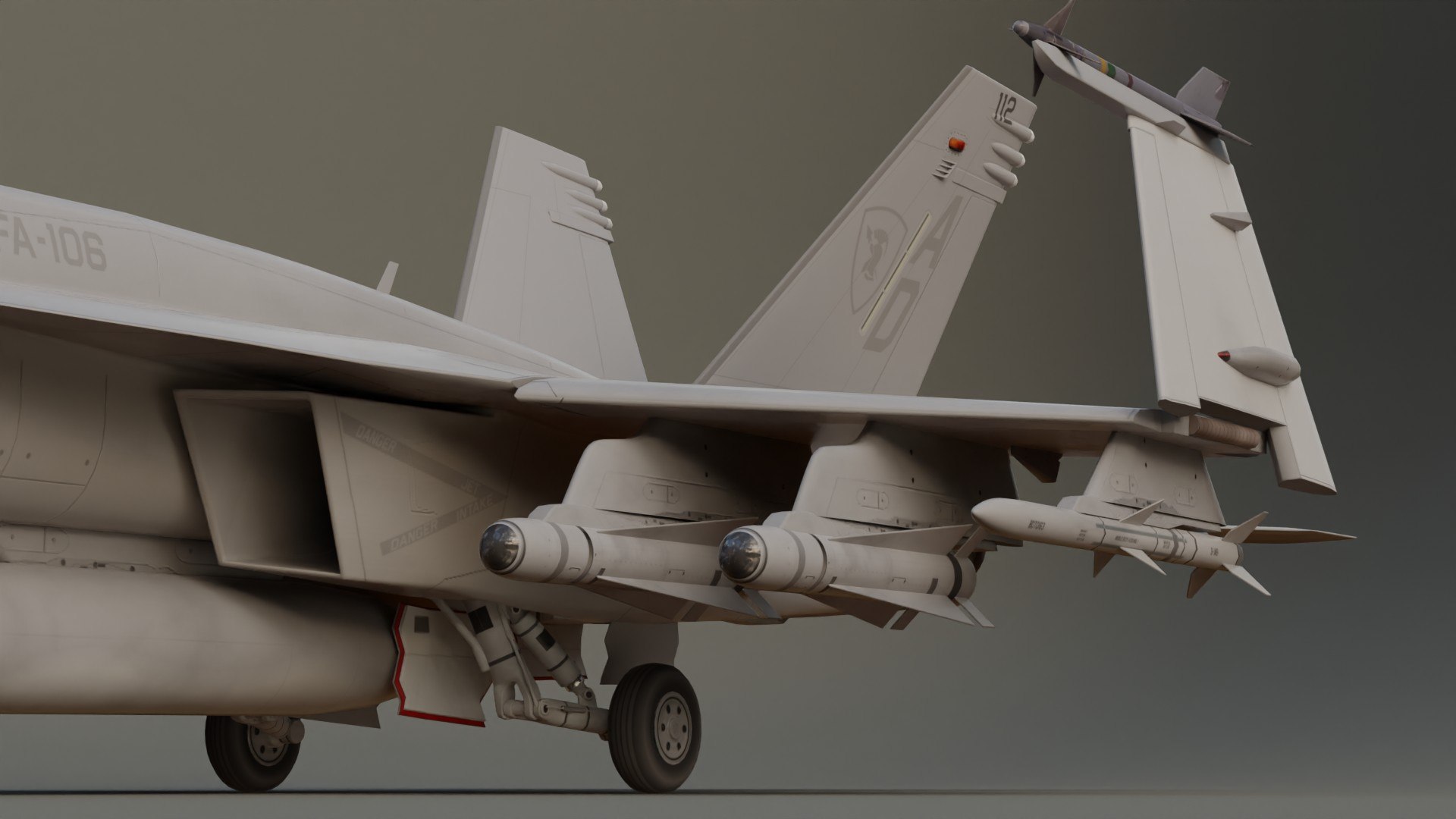 3D Super Hornet F18 SC - TurboSquid 2306922