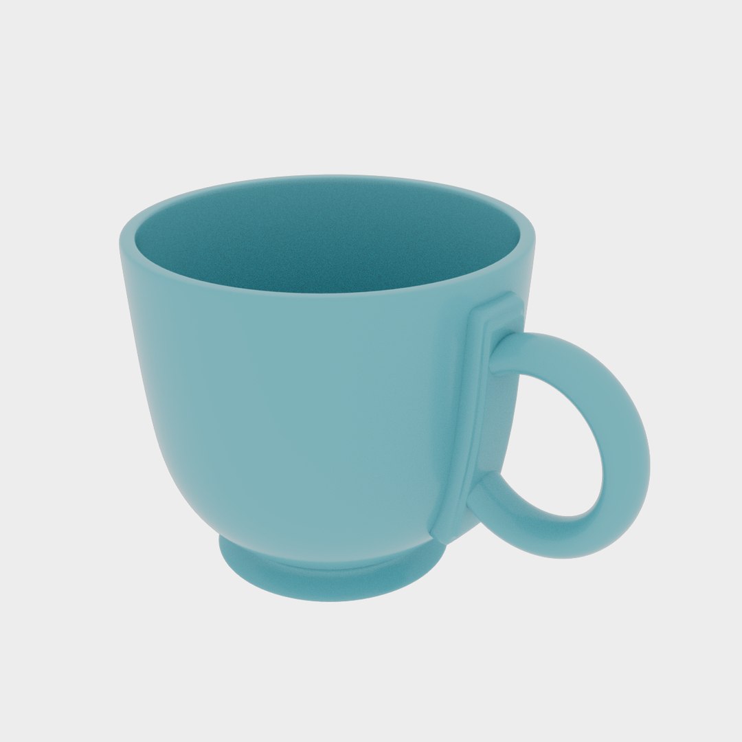 Teacup 3D Model - TurboSquid 2026737
