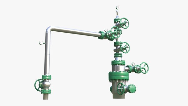 Oil wellhead head 3D model - TurboSquid 1691585