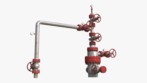 Oil wellhead head 3D model - TurboSquid 1691585
