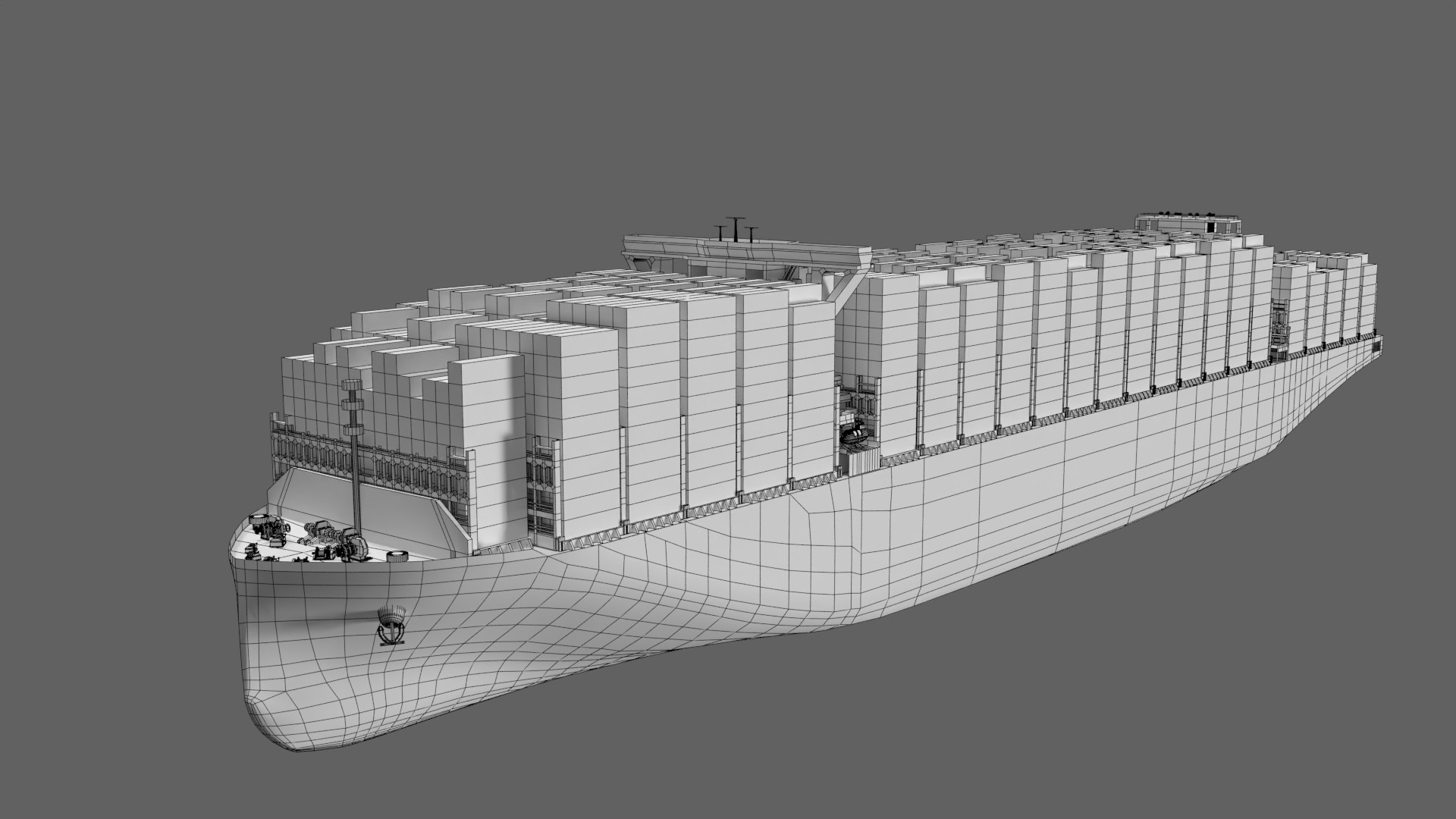 MSC Irina Container Ship Lowpoly 3D Model - TurboSquid 2057117