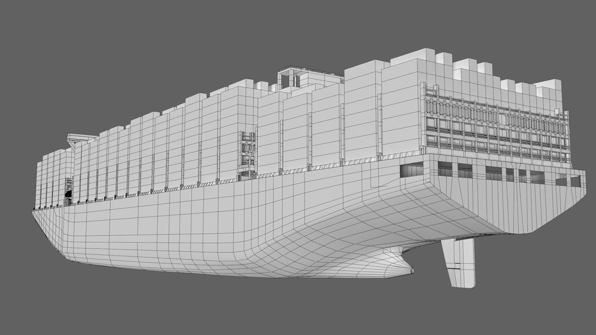 MSC Irina Container Ship Lowpoly 3D Model - TurboSquid 2057117