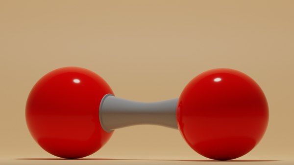 O2 Oxygen Molecule 3D model - TurboSquid 1720220