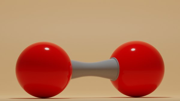 O2 Oxygen Molecule 3D model - TurboSquid 1720220
