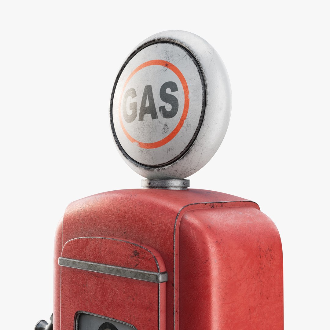 Retro Gas Pump 3D Model - TurboSquid 2274891