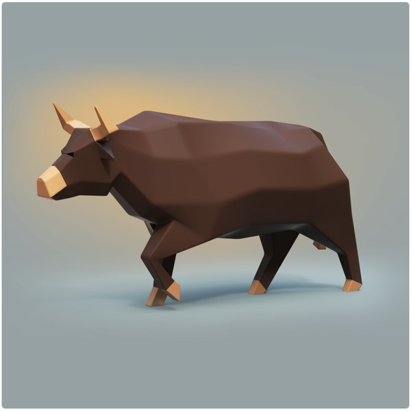 modelo 3d Toro amañado lowpoly con estilo - TurboSquid 1560867