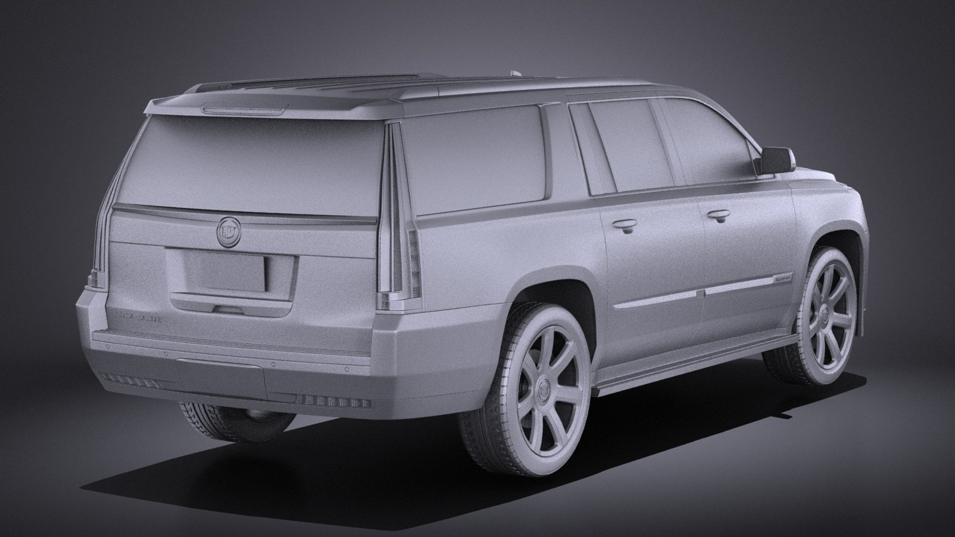 2016 Cadillac Escalade 3d C4d