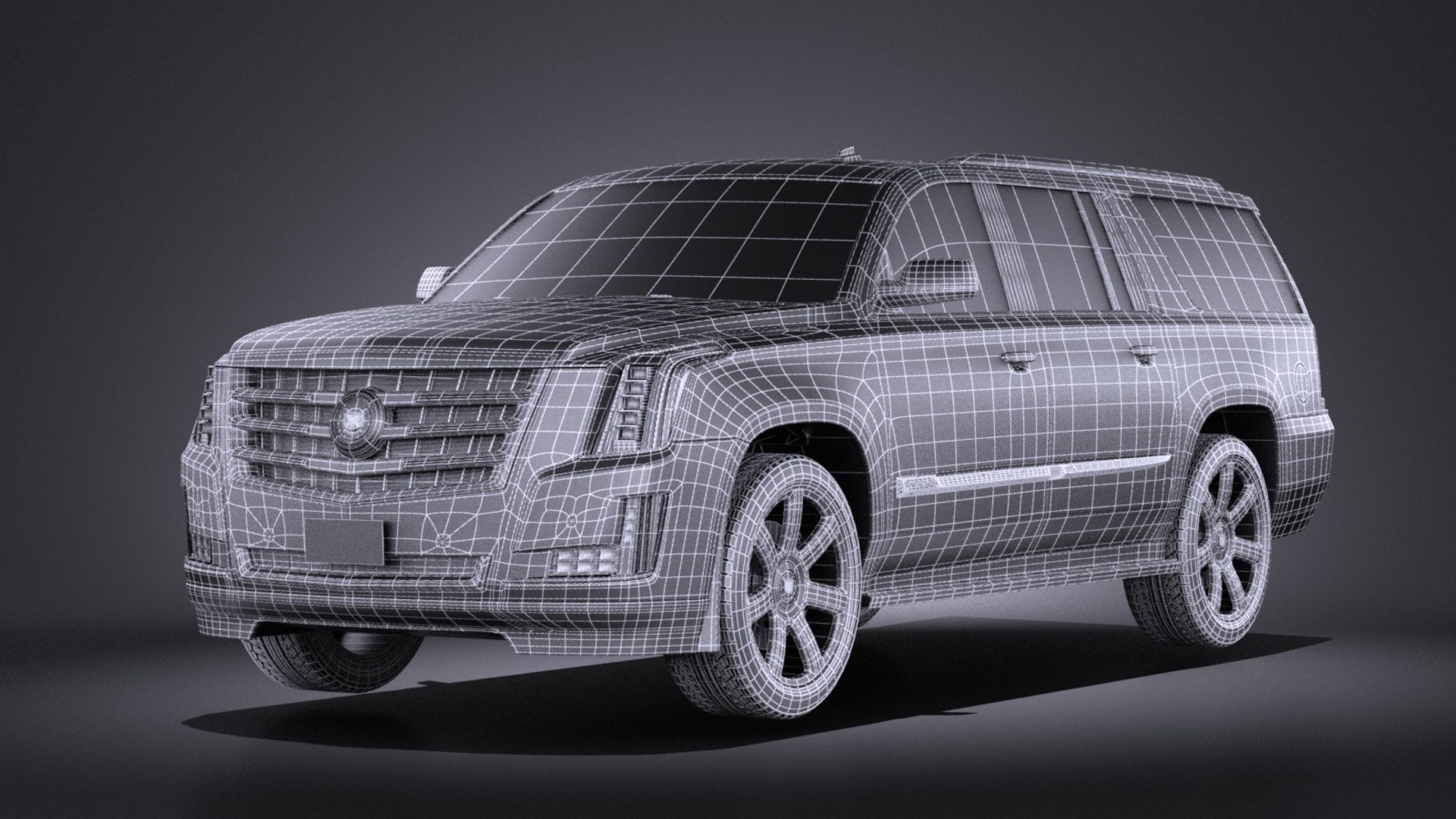 2016 Cadillac Escalade 3d C4d