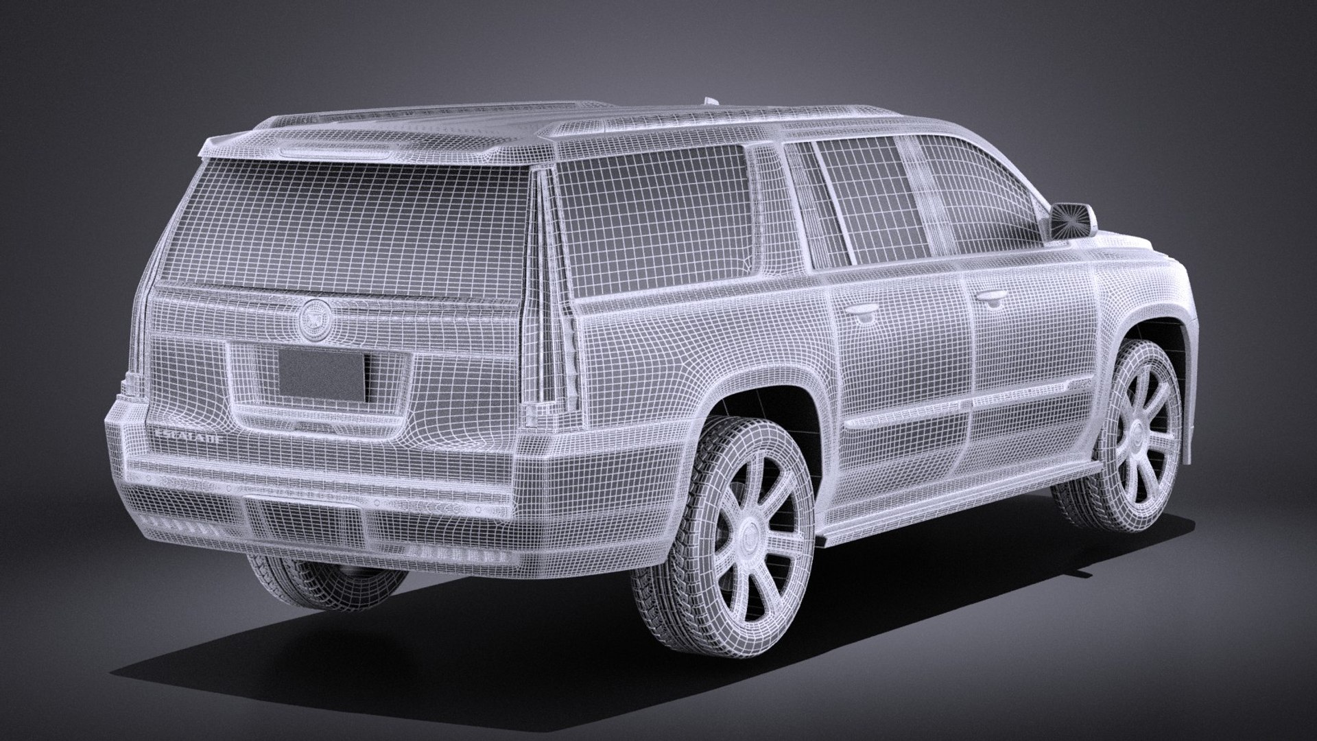 2016 Cadillac Escalade 3d C4d
