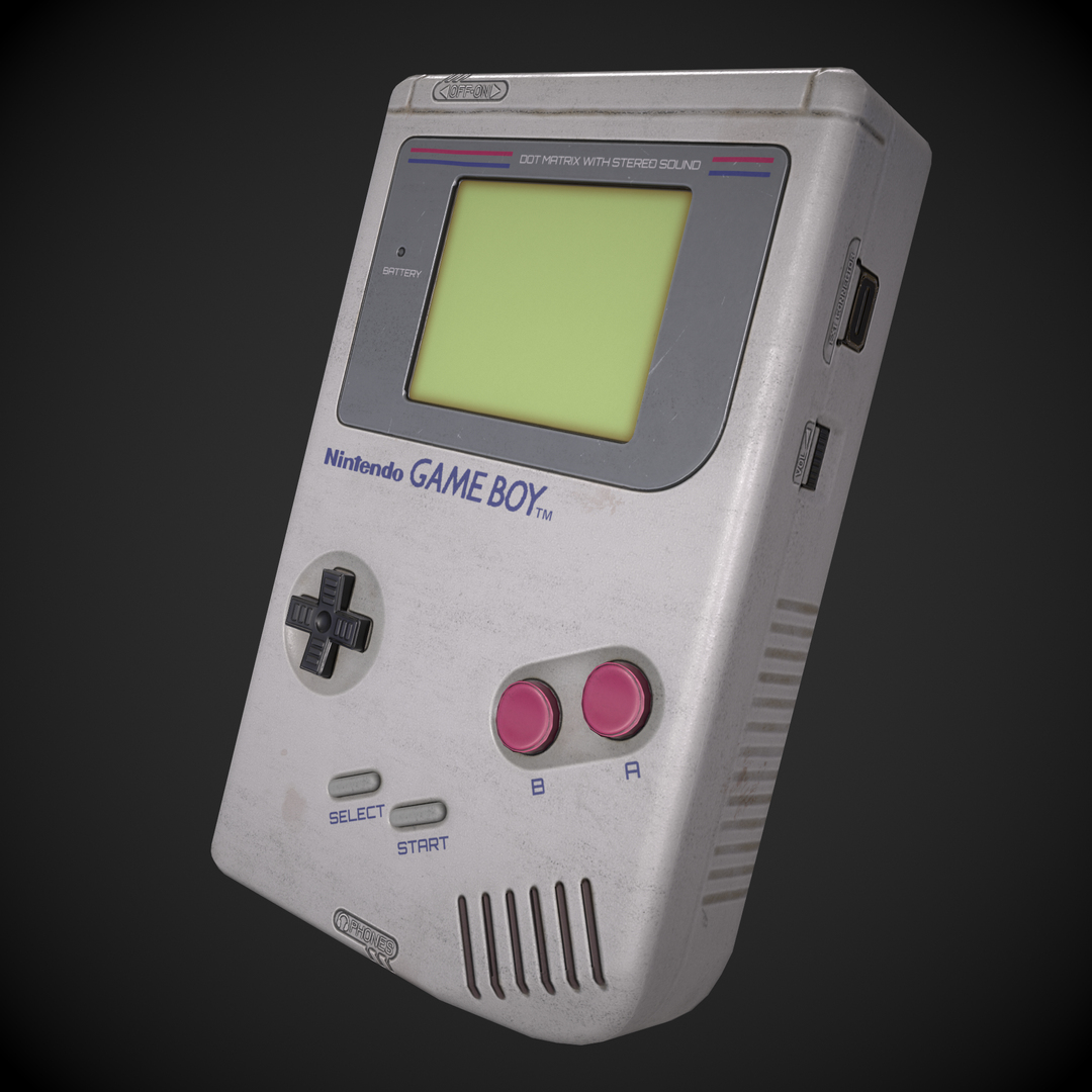 modelo 3d Gameboy clásico - TurboSquid 1965636