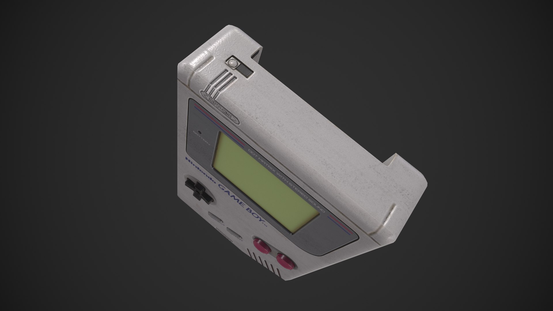 Classic Gameboy Model - TurboSquid 1965636