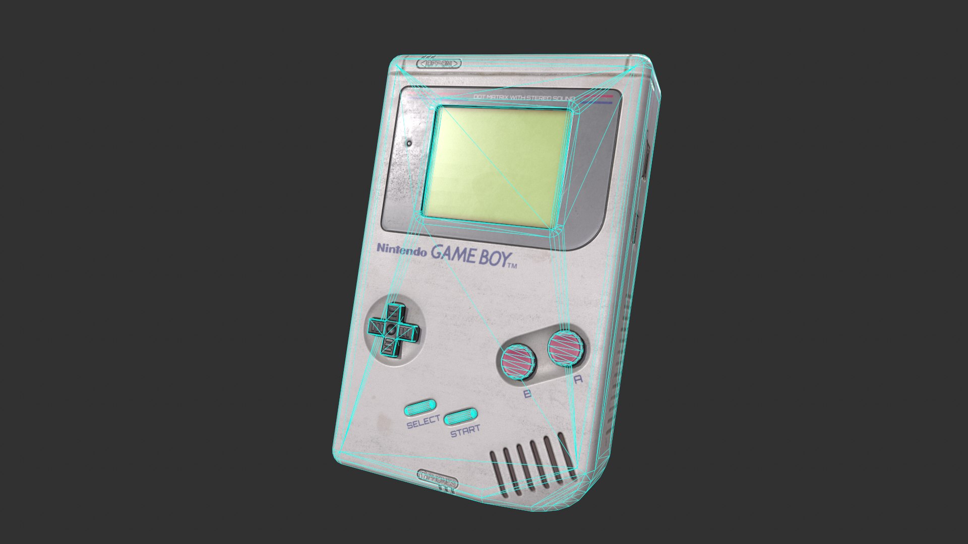 Classic Gameboy Model - TurboSquid 1965636