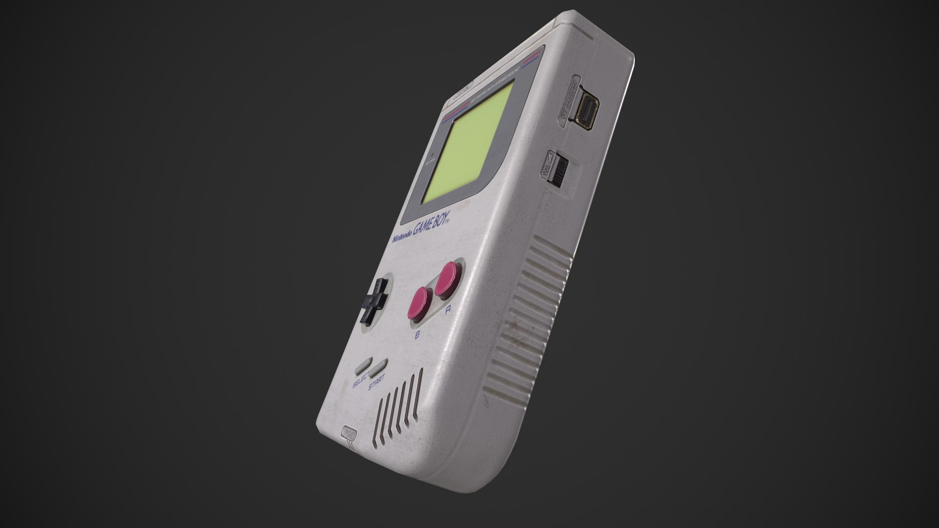 Classic Gameboy Model - TurboSquid 1965636
