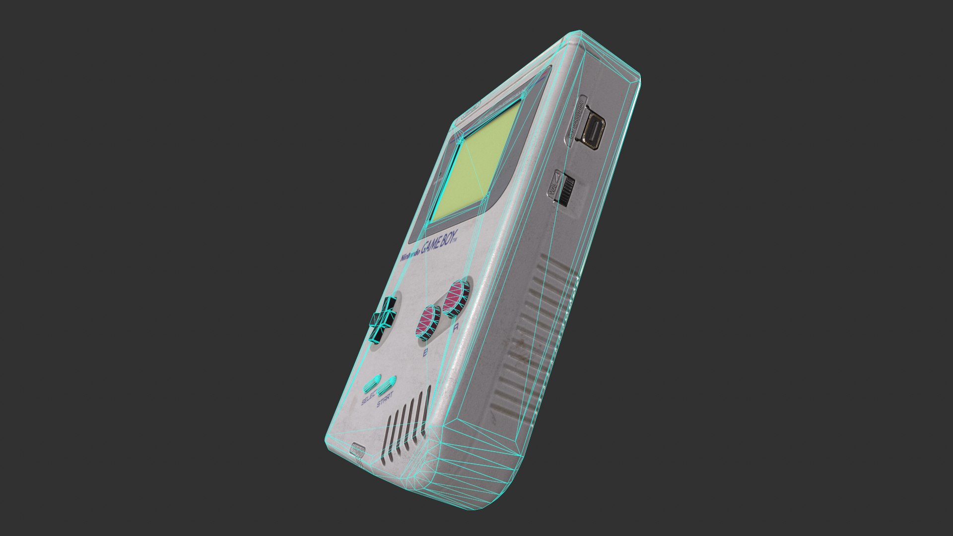 Classic Gameboy Model - TurboSquid 1965636
