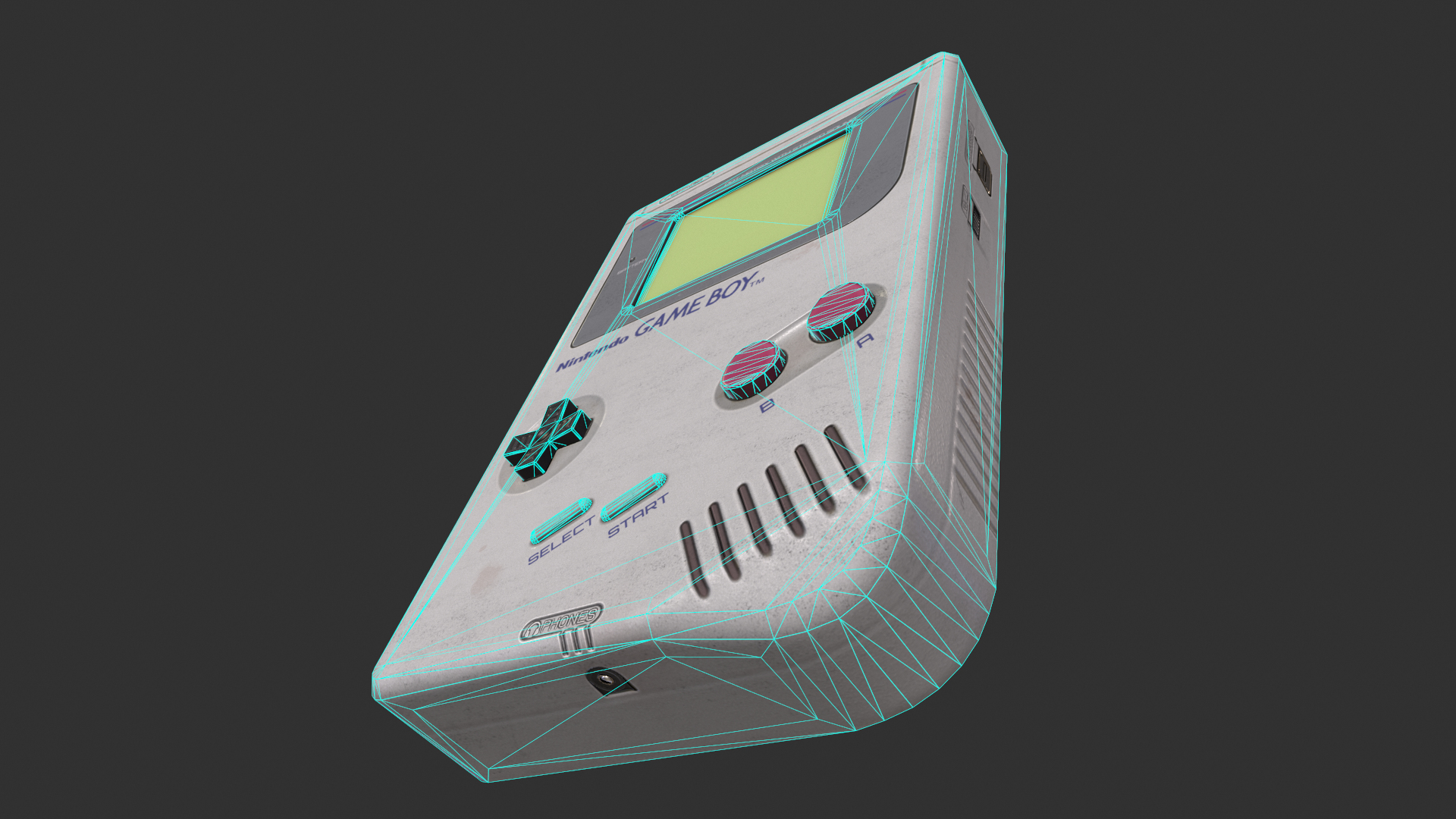 modèle 3D de Gameboy classique - TurboSquid 1965636
