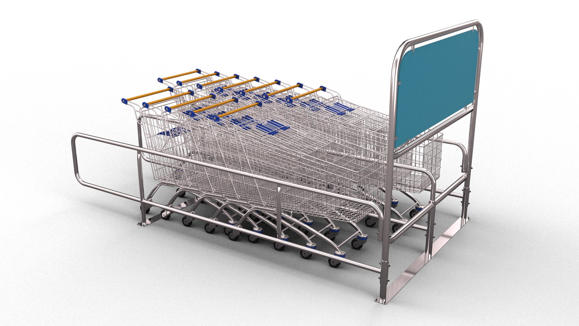 Shopping Cart Return 3D Model - TurboSquid 2025140