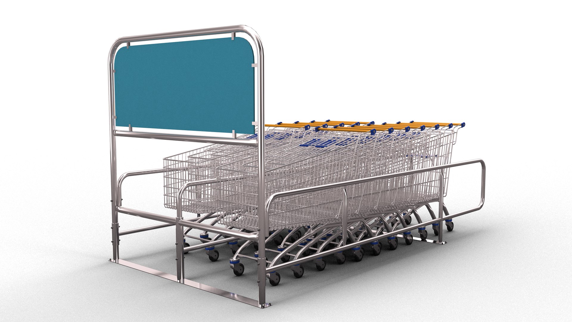 Shopping Cart Return 3D Model - TurboSquid 2025140