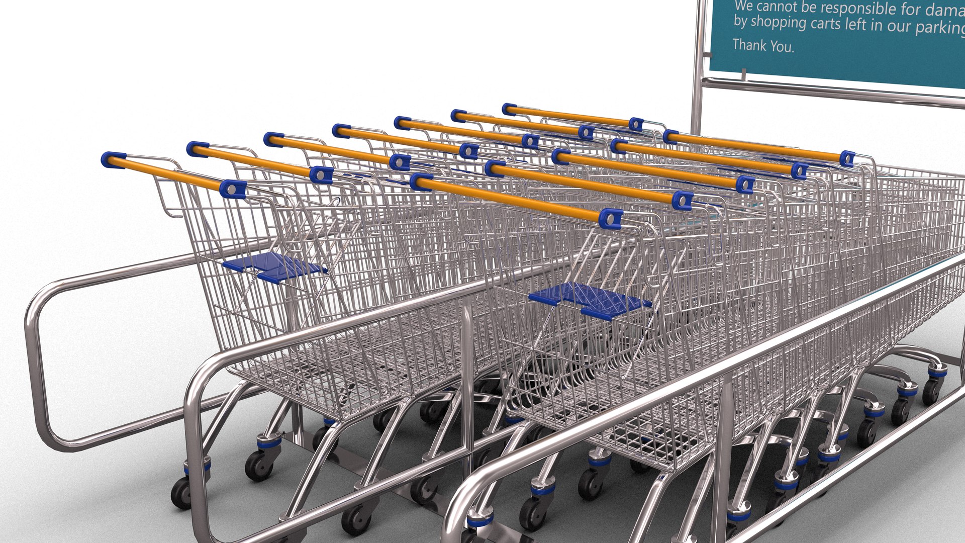 Shopping Cart Return 3D Model - TurboSquid 2025140