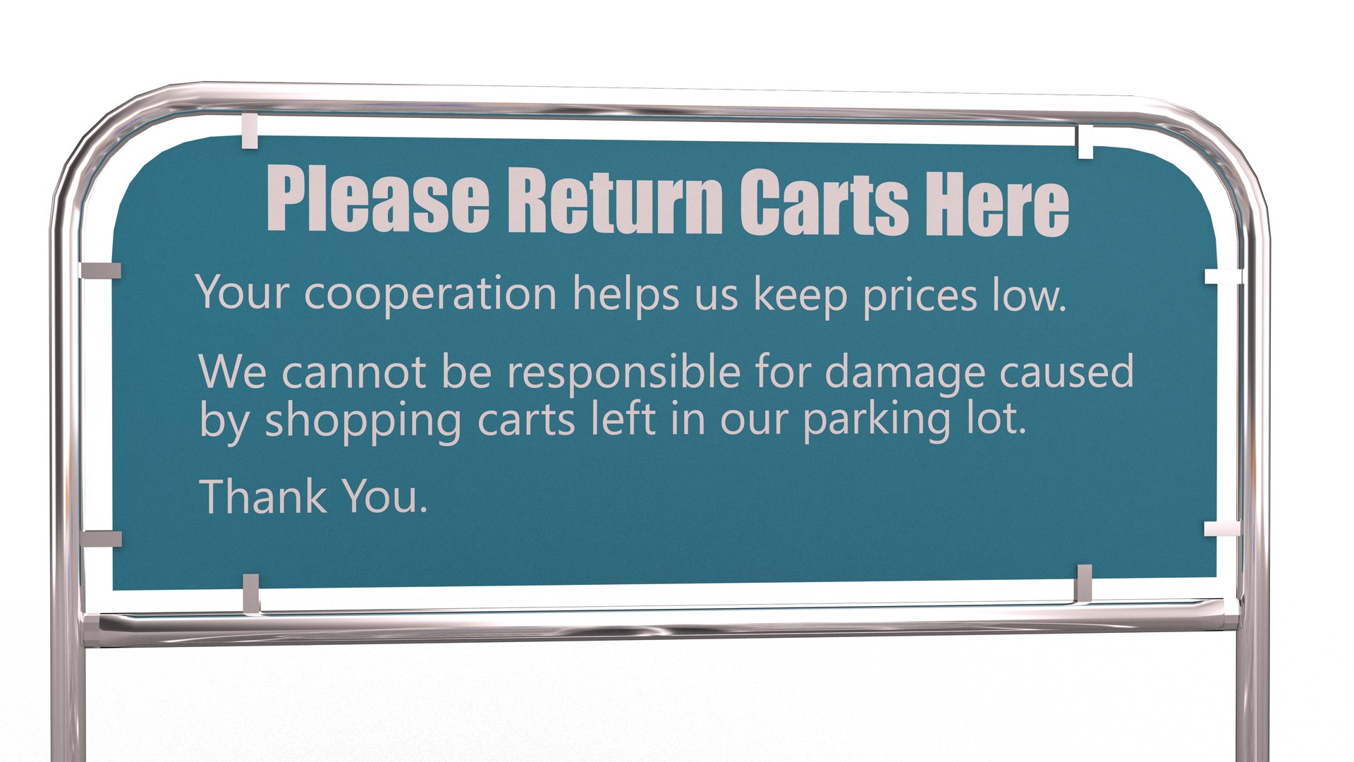 Shopping Cart Return 3D Model - TurboSquid 2025140