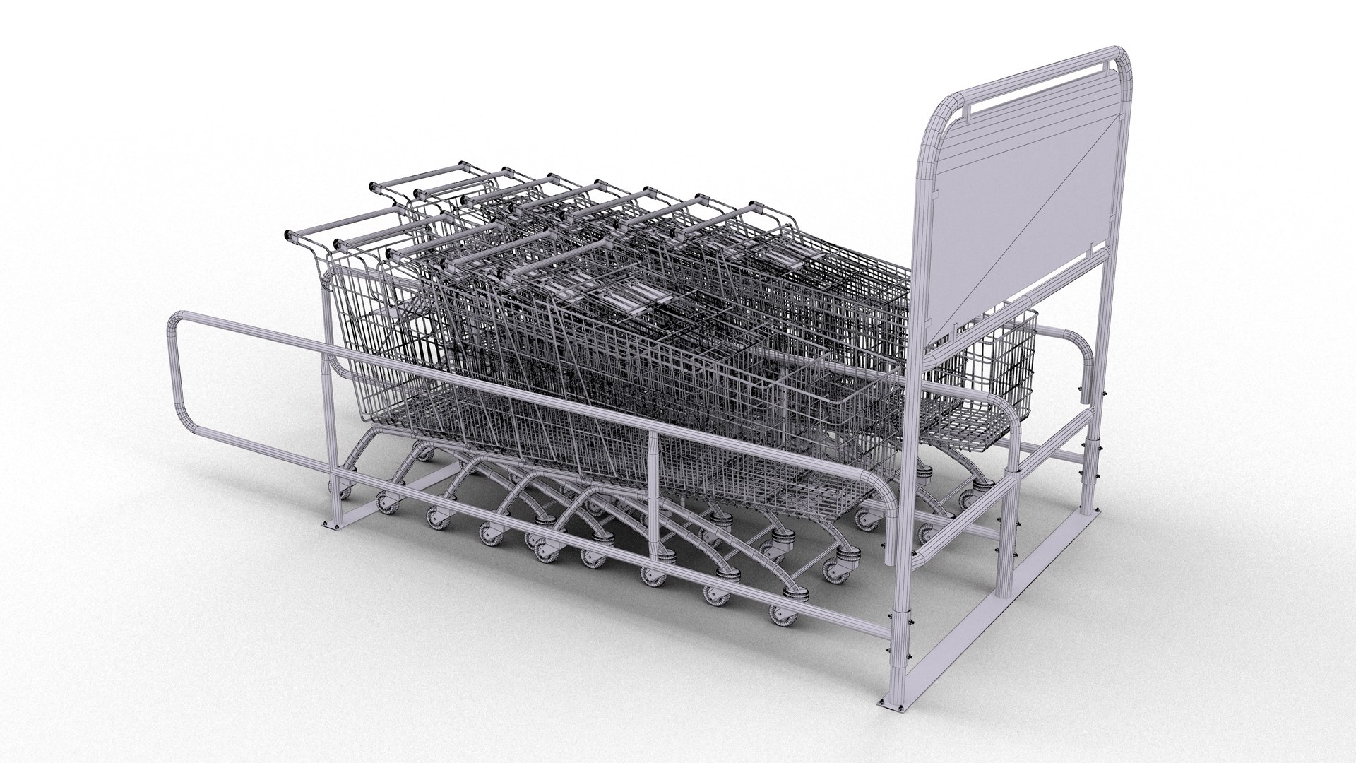 Shopping Cart Return 3D Model - TurboSquid 2025140