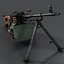 Pkm Machine Gun 3d Model