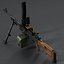 Pkm Machine Gun 3d Model