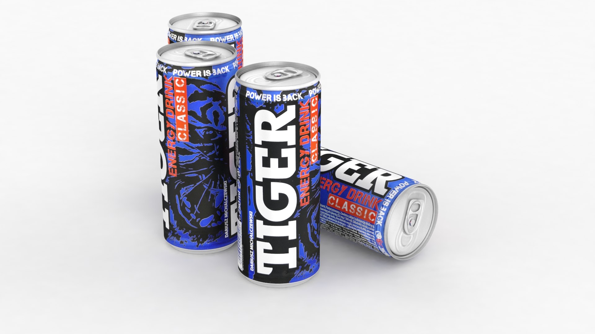 Beverage Can Tiger 250ml 2023 3D Model - TurboSquid 2044473