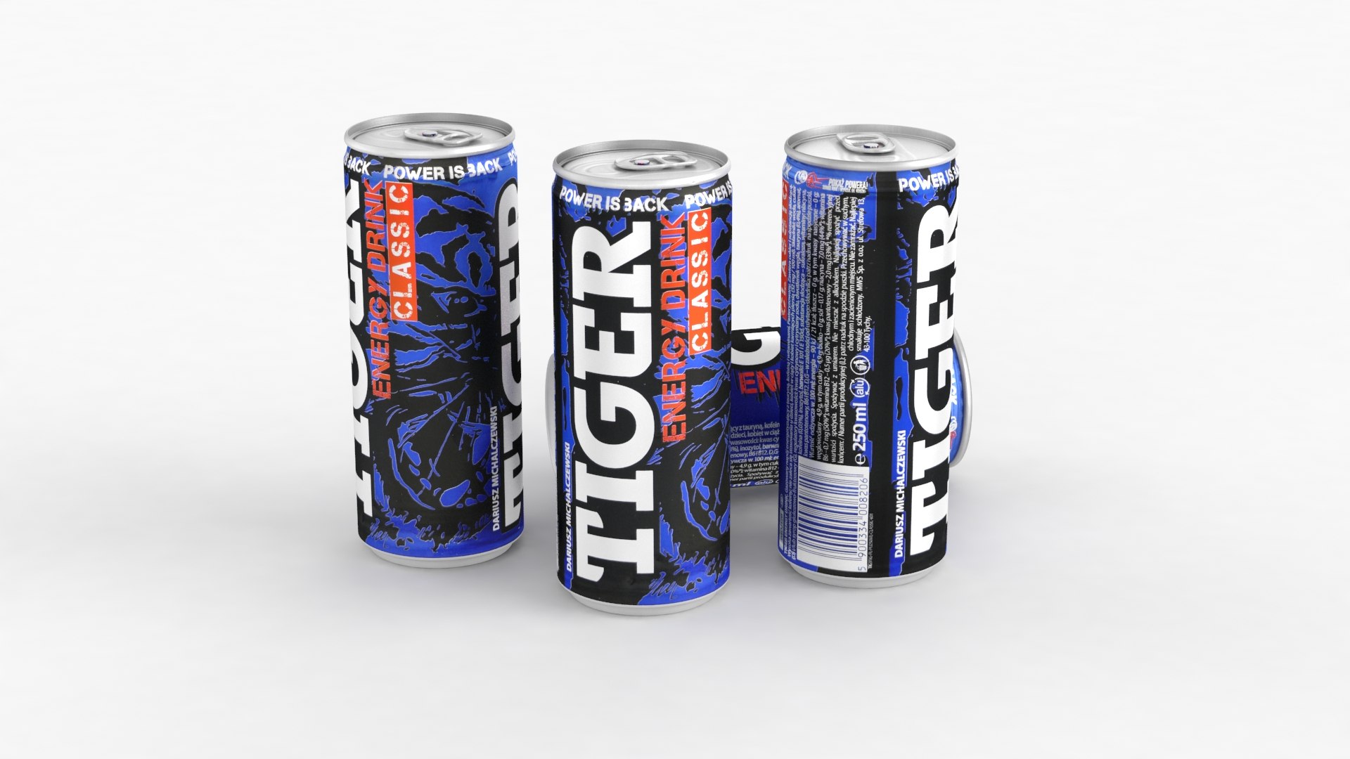 Beverage Can Tiger 250ml 2023 3D Model - TurboSquid 2044473