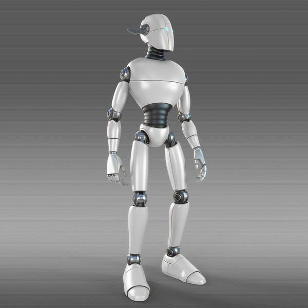 robot bot 3d max