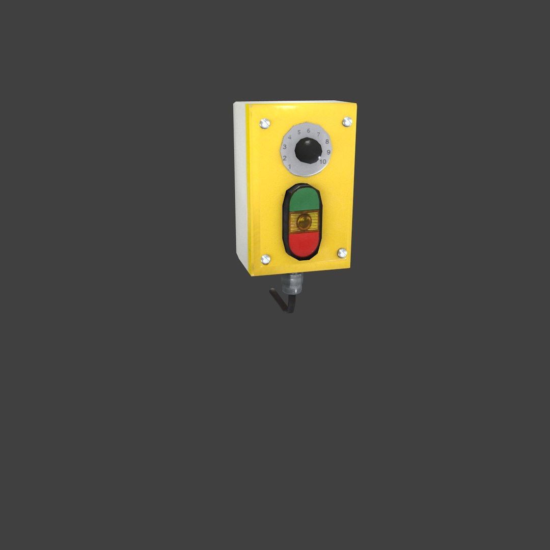 3D model analogue control panel - TurboSquid 1469425