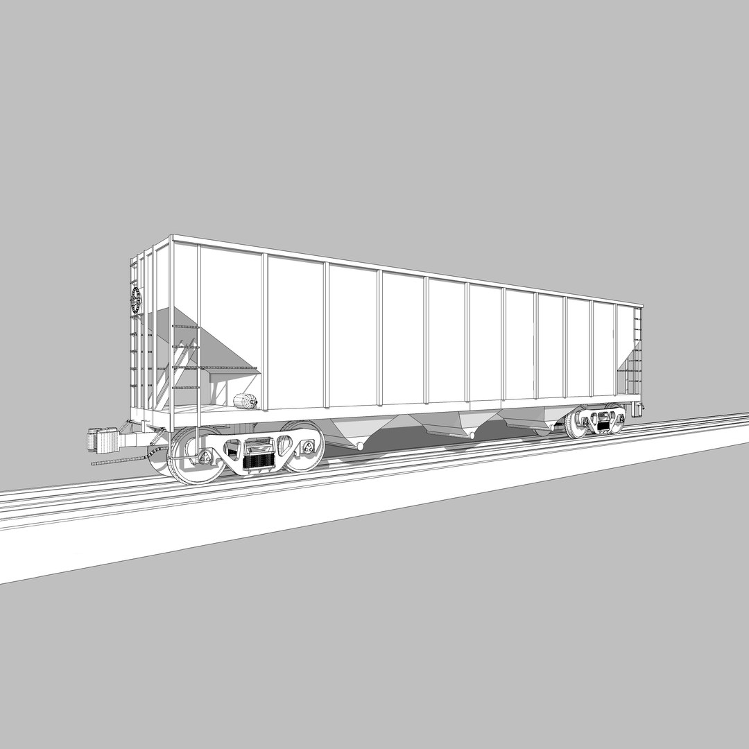Cinema4d Train Car Coal