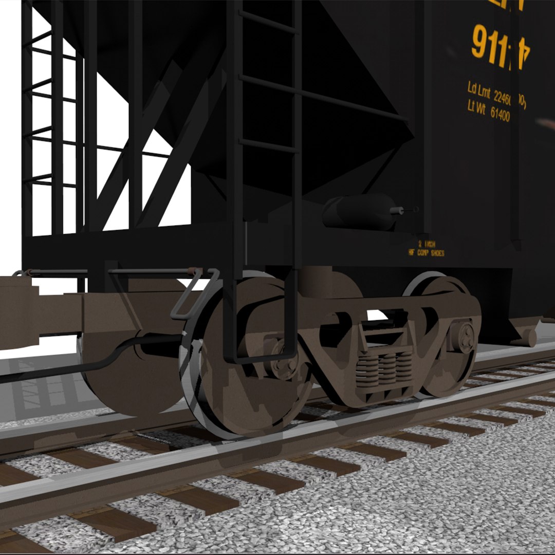 Cinema4d Train Car Coal