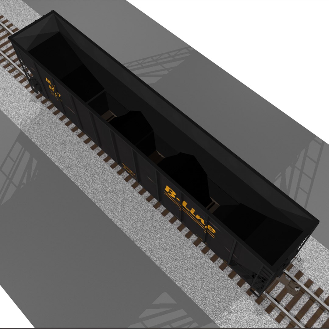 Cinema4d Train Car Coal