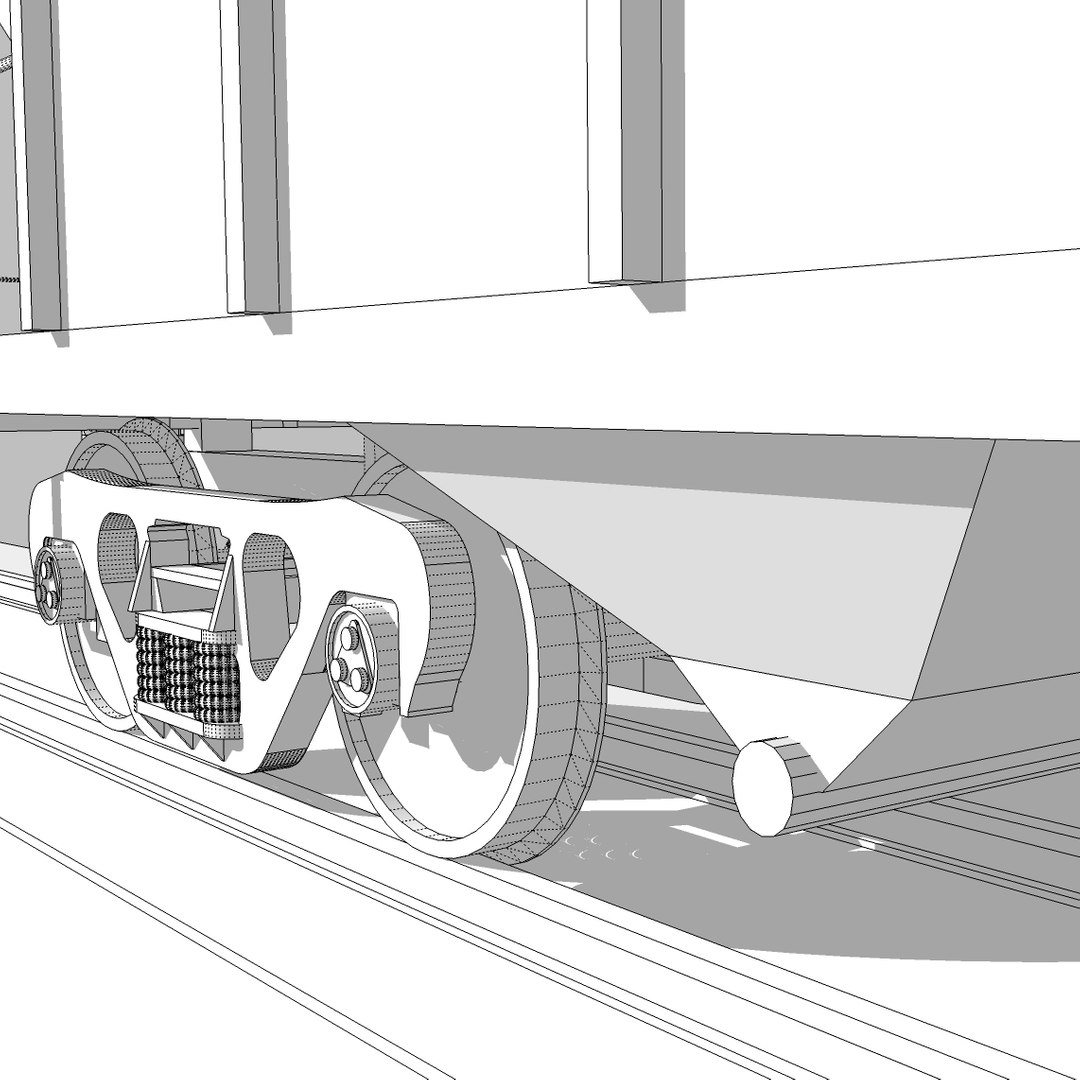 cinema4d train car coal