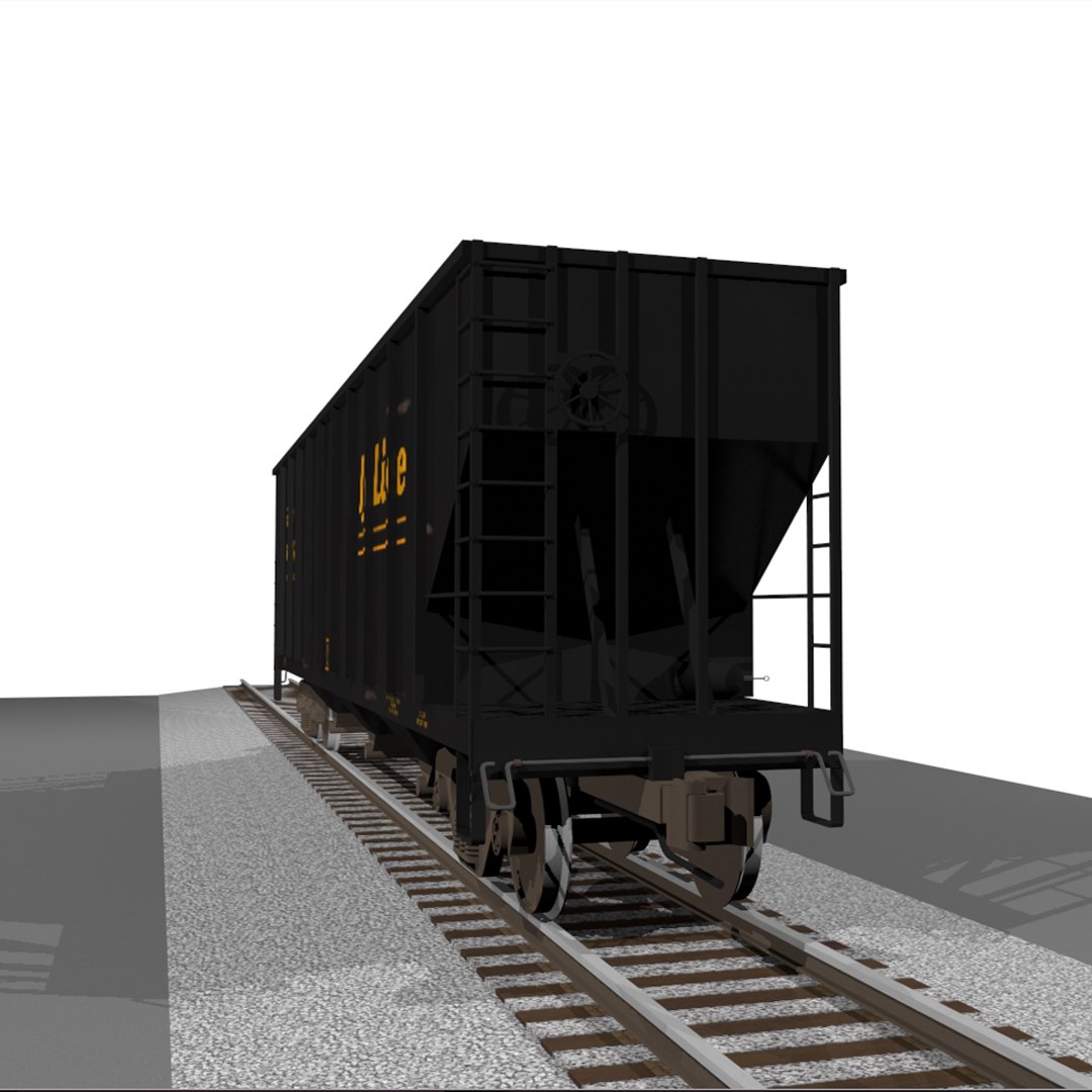 Cinema4d Train Car Coal