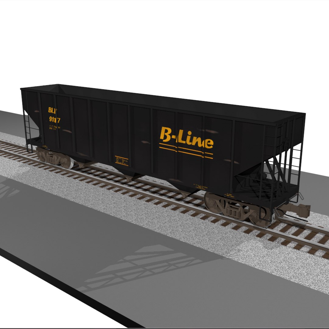 Cinema4d Train Car Coal