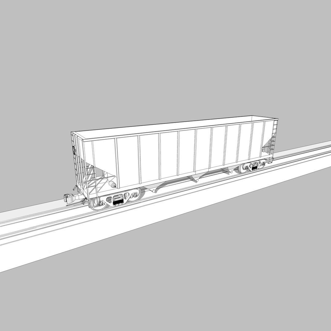 cinema4d train car coal