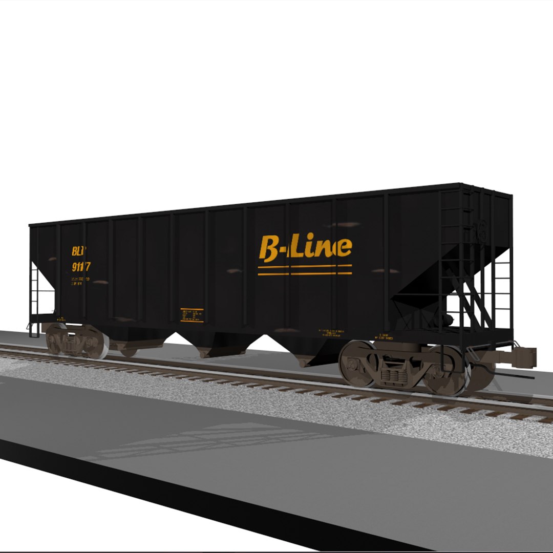 Cinema4d Train Car Coal