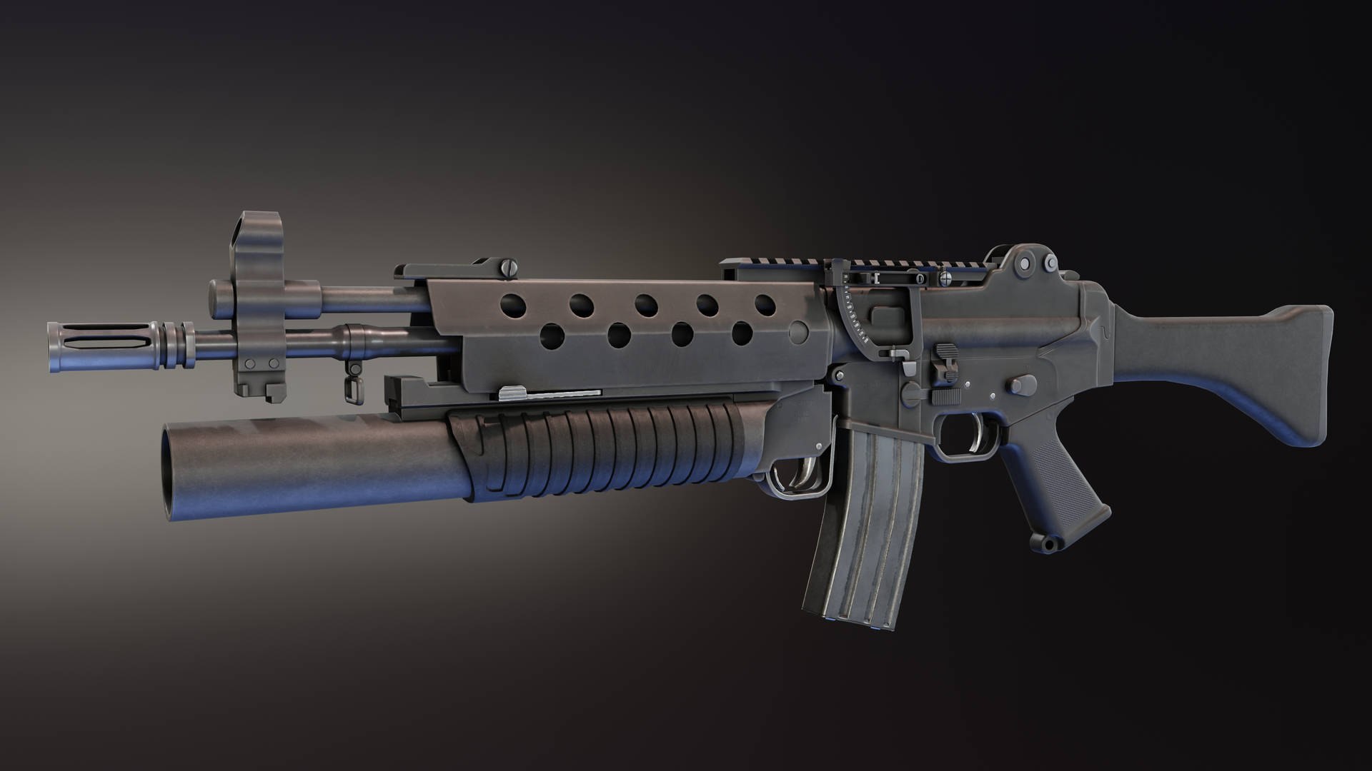 Daewoo K2 Rifle 3D Model - TurboSquid 2147609