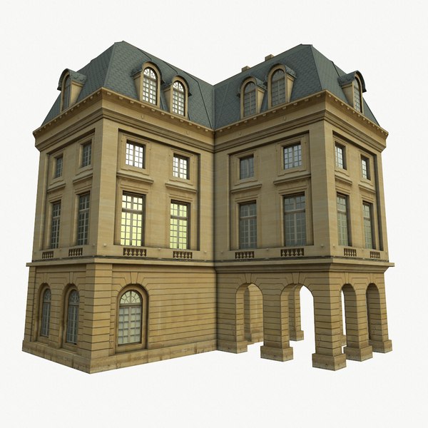 Classical building 3D model - TurboSquid 1338255