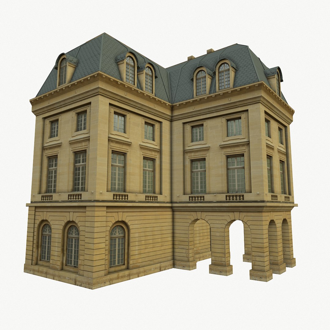 3D Classical Building Model - TurboSquid 1337946