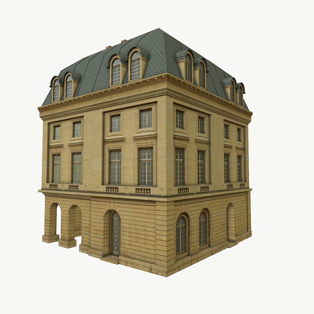 3D Classical Building Model - TurboSquid 1337946