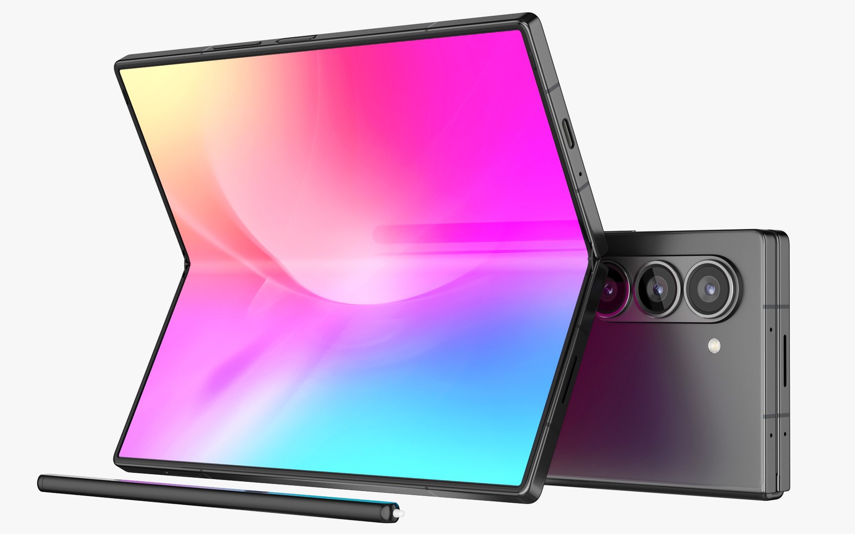 3D Samsung Galaxy Z Fold 6 V1 - TurboSquid 2199063