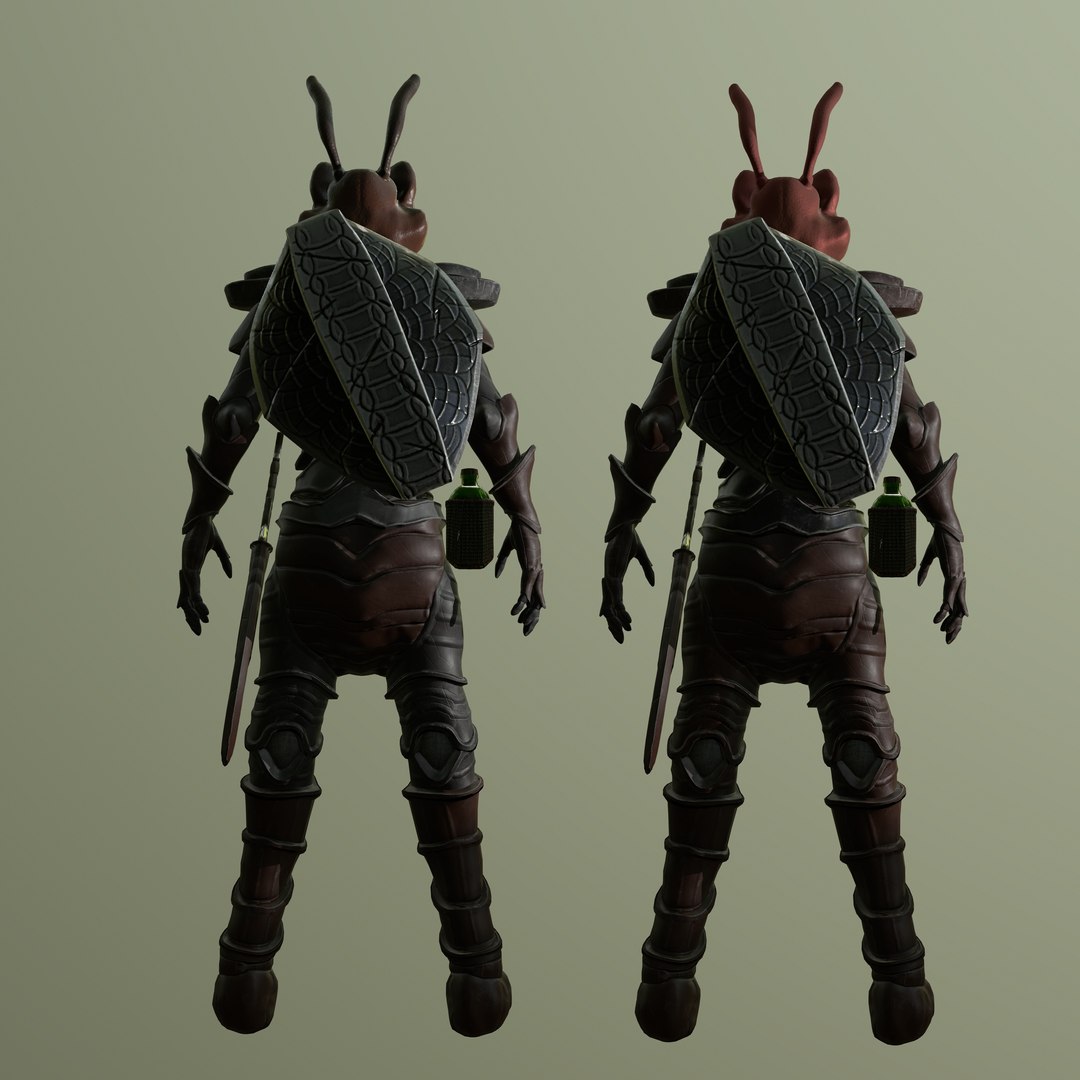 Ant Soldier 3D Model - TurboSquid 1814791