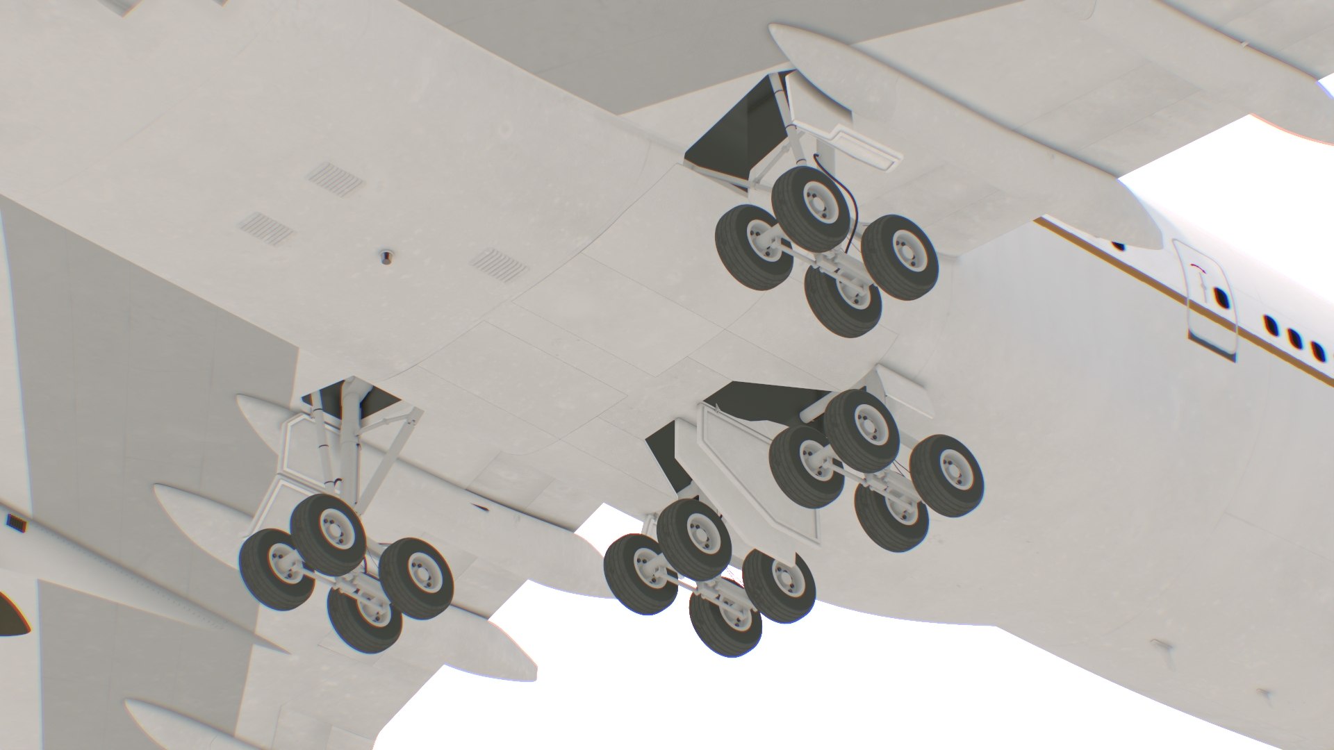 3D Model Shuttle Connection Frame And Carrier Aircraft - TurboSquid 2368946
