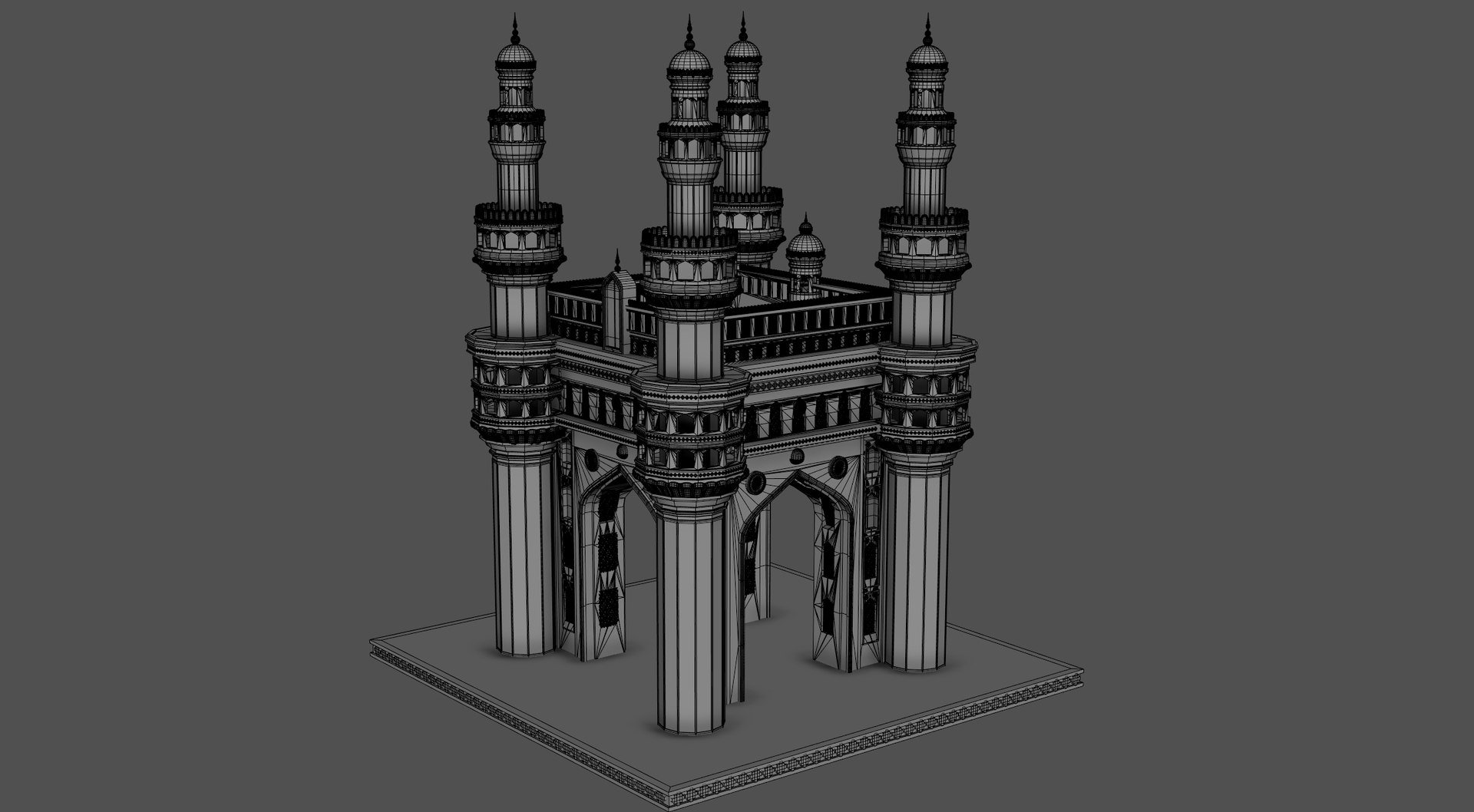 Charminar 3D - TurboSquid 2367220